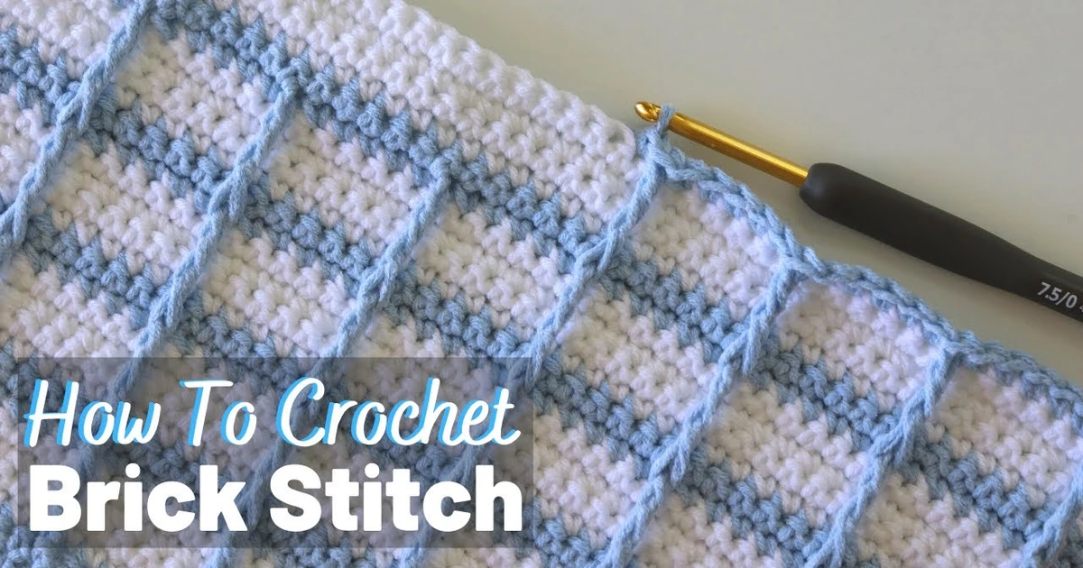 How To Make The Crochet Brick Stitch?